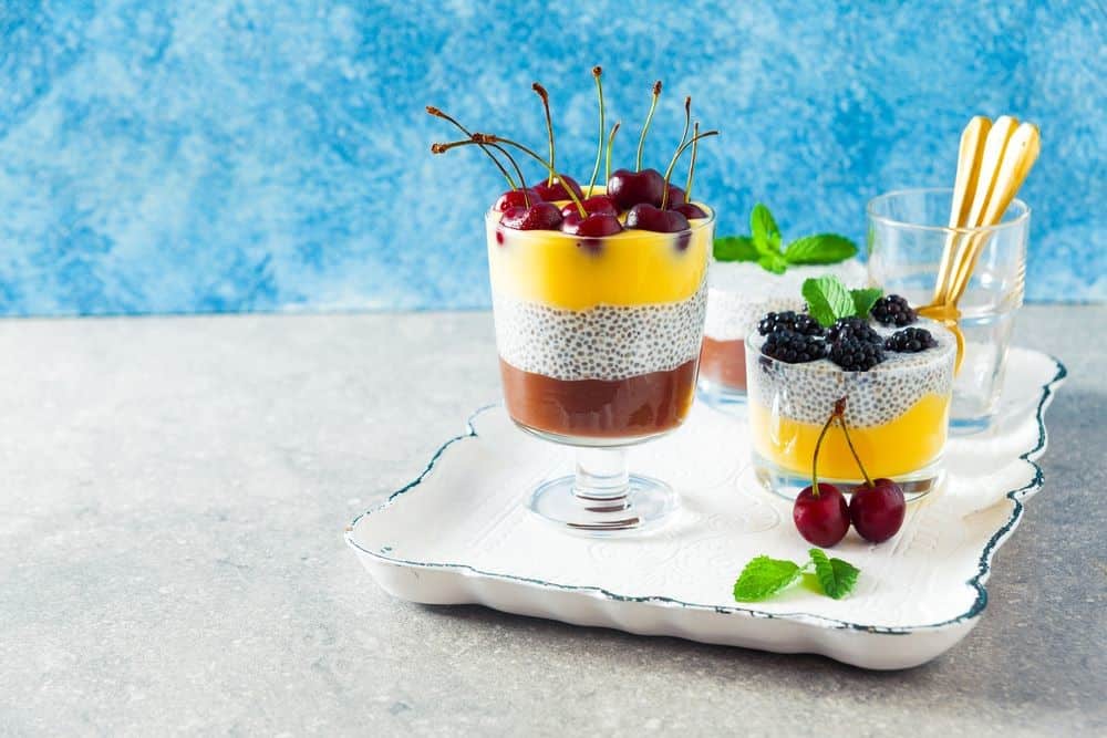 Delicious Neapolitan Chia Pudding – Fast Keto Vegan